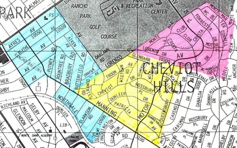 Map and Photo Gallery – Cheviot Hills History